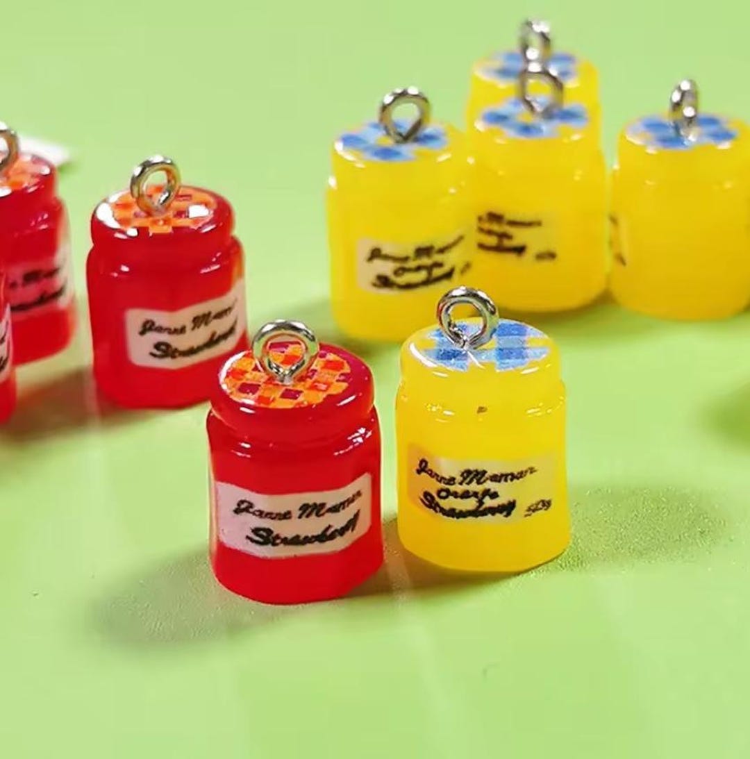 10pcs, Assorted Resin Jam Charms - Etsy