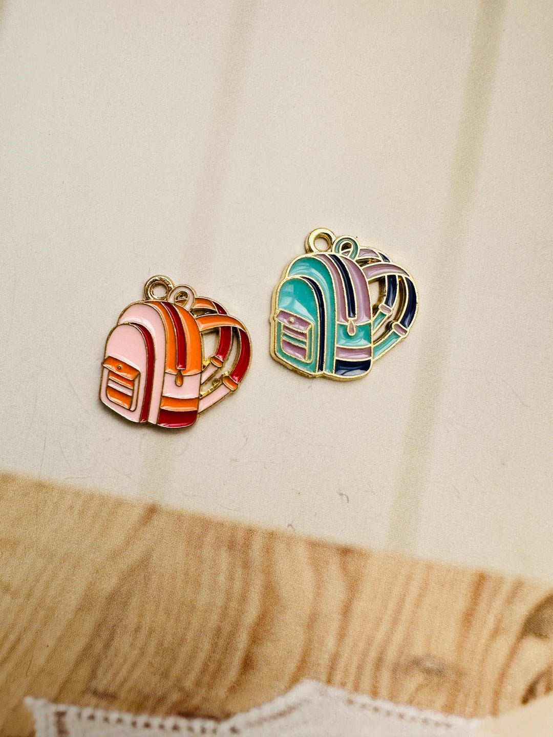 20 X Backpack Charms - 19x19mm - Etsy