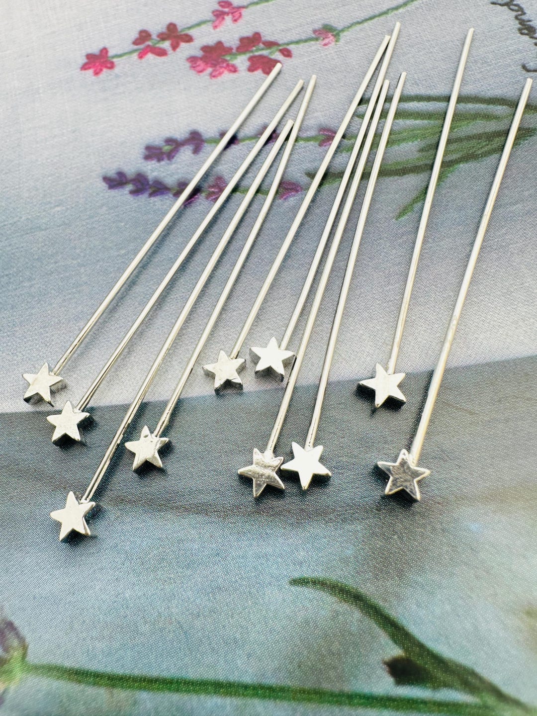20 , Star Head Pin - 47mm - Etsy