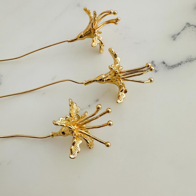 5 or 20, Large Flower Head Pin - 60mm- KC Gold, Not Yellow Gold - Etsy