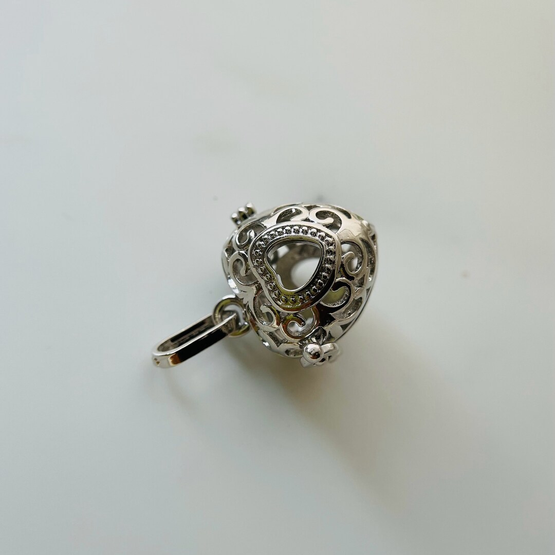 5 Pieces, Heart Locket Pendant - for 10mm to 12mm Bead - (chain & Bead ...