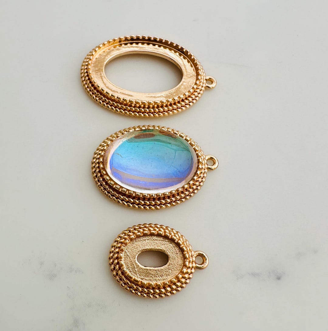 6x8mm, 10x14mm,13x18mm, Oval Setting, 5pcs - Etsy