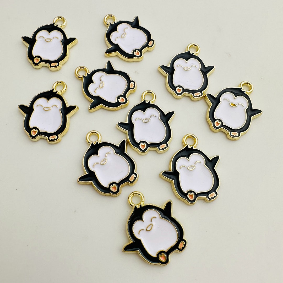 10 or 20pcs Penguin Charms 18x16mm - Etsy