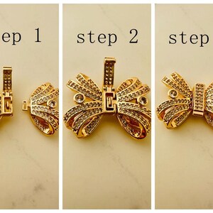 Bow Clasp , 24x18mm, - Etsy
