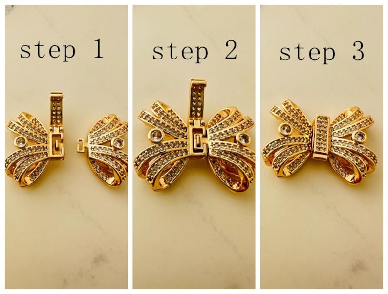 Bow Clasp , 24x18mm, - Etsy