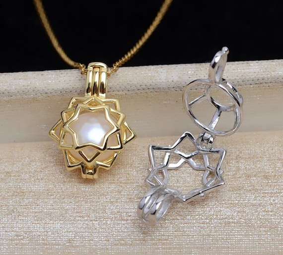 1 Pcs Sterling Silver Star Locket Pendant for 6mm to 7mm - Etsy Australia