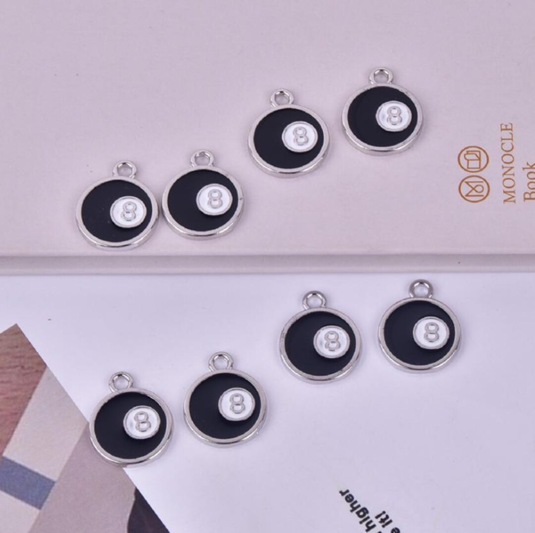 10 Pieces, Enamel Ball Charms - Etsy