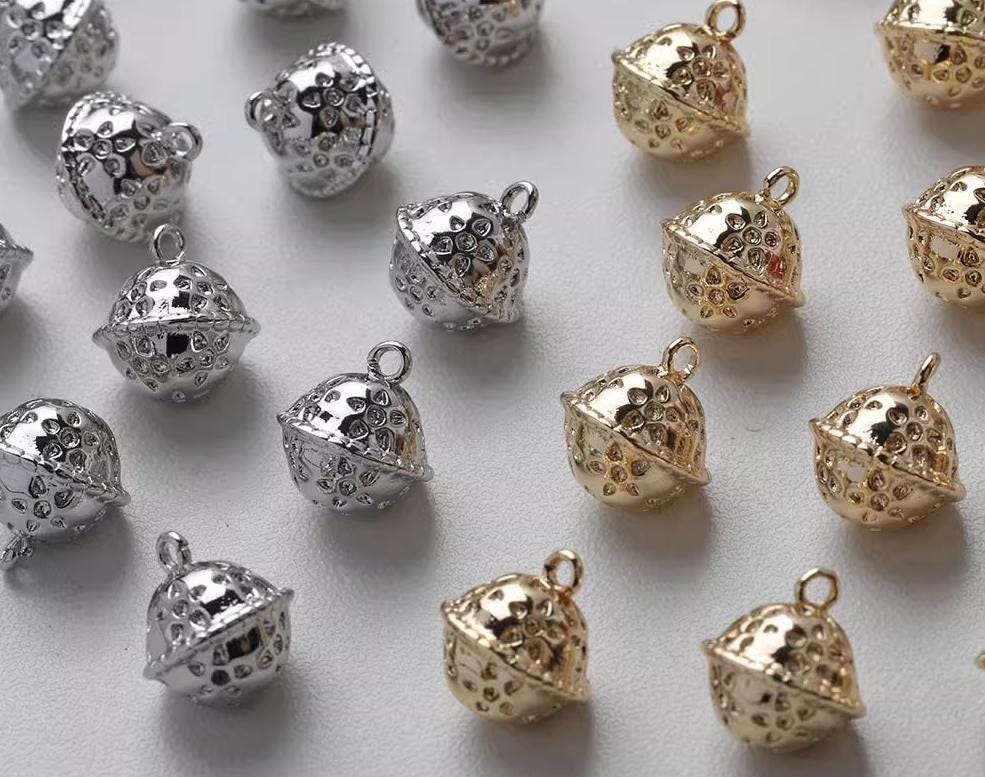 5 Pcs - Bell Charms -10x12mm - Etsy