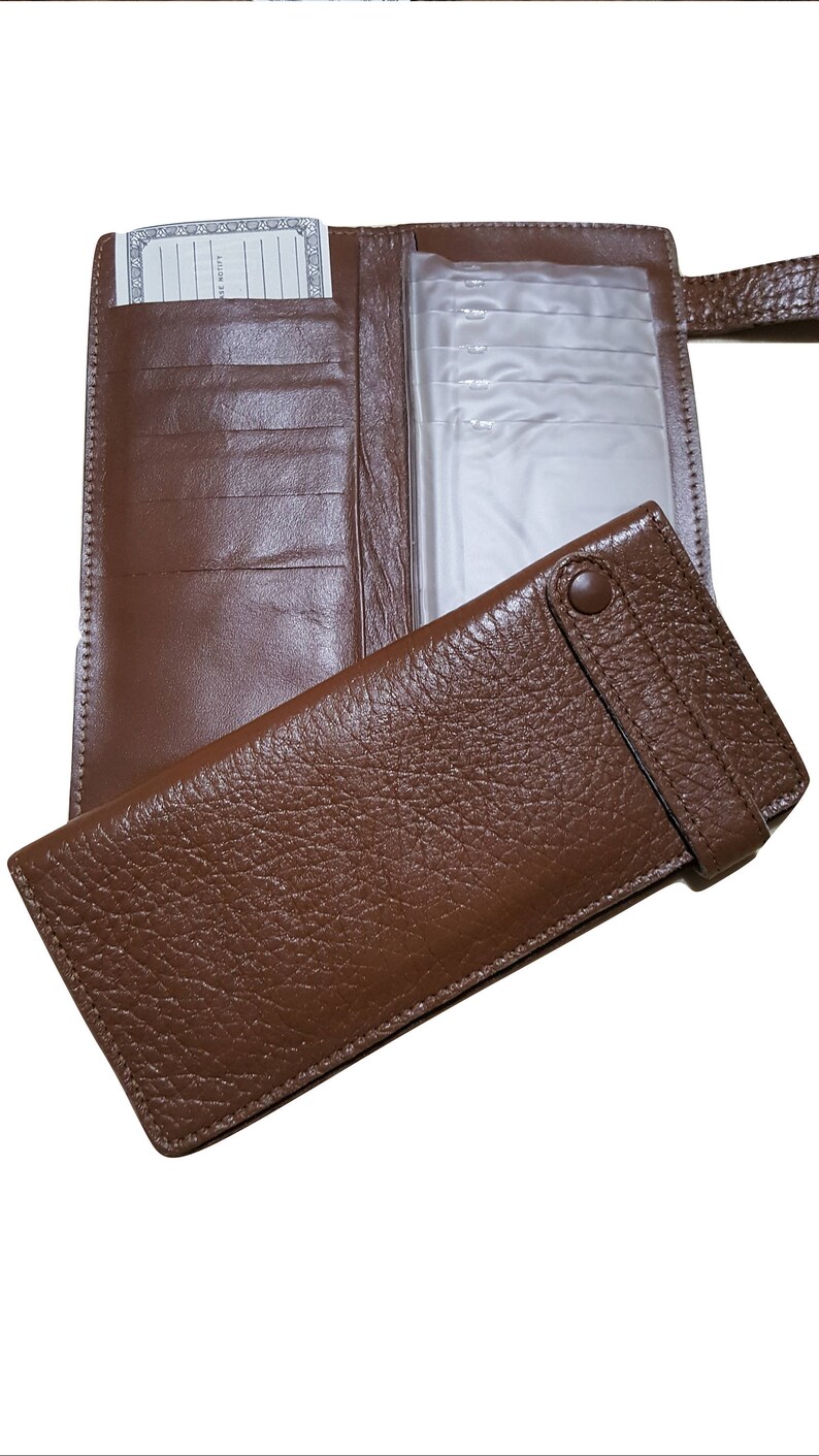 Wildebeest Boot Wallet, Genuine Leather Wallet, Exotic Leather, Genuine ...