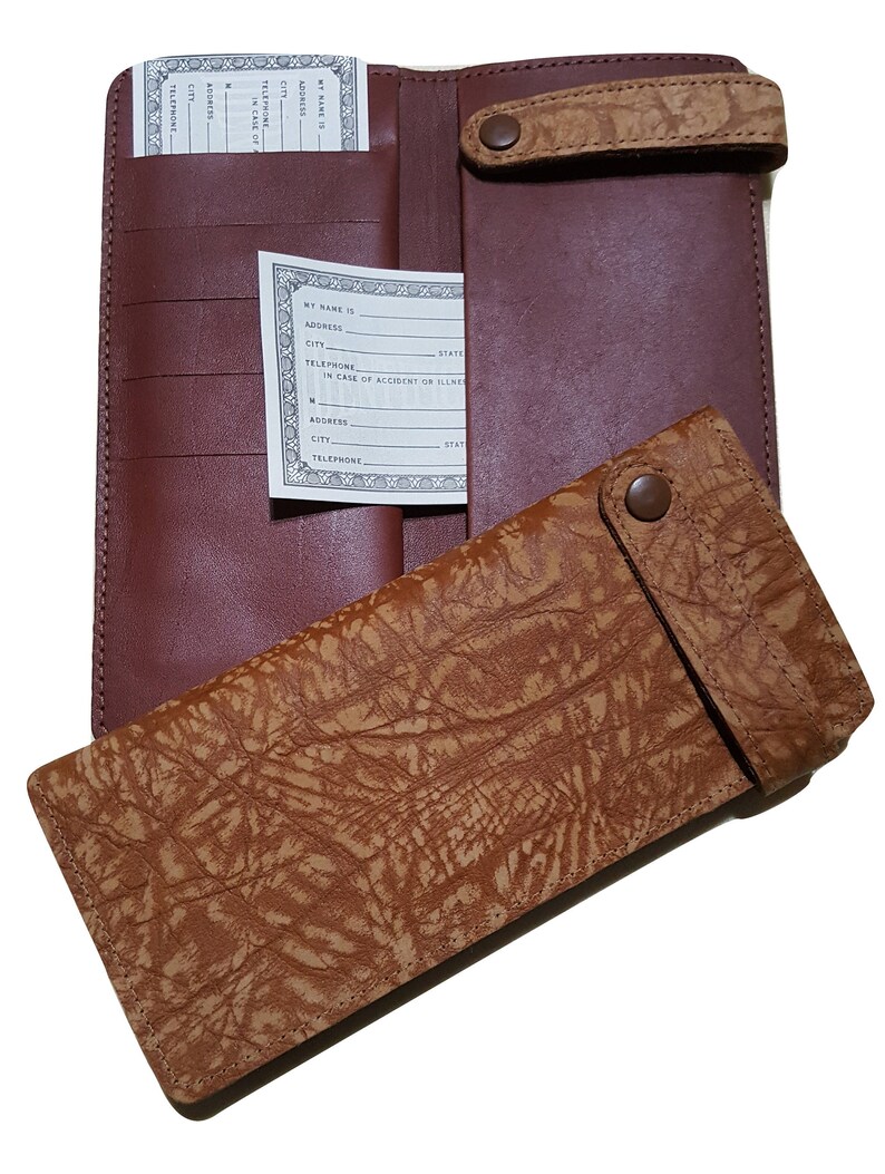 Wildebeest Boot Wallet, Genuine Leather Wallet, Exotic Leather, Genuine ...