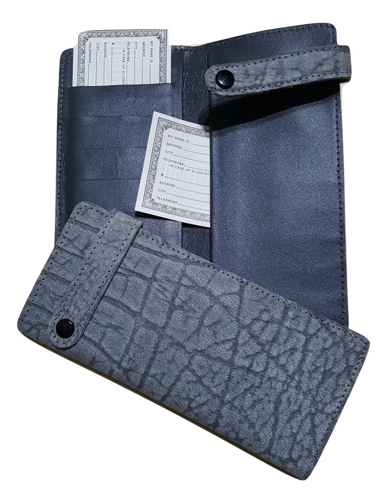 Wildebeest Boot Wallet, Genuine Leather Wallet, Exotic Leather, Genuine ...