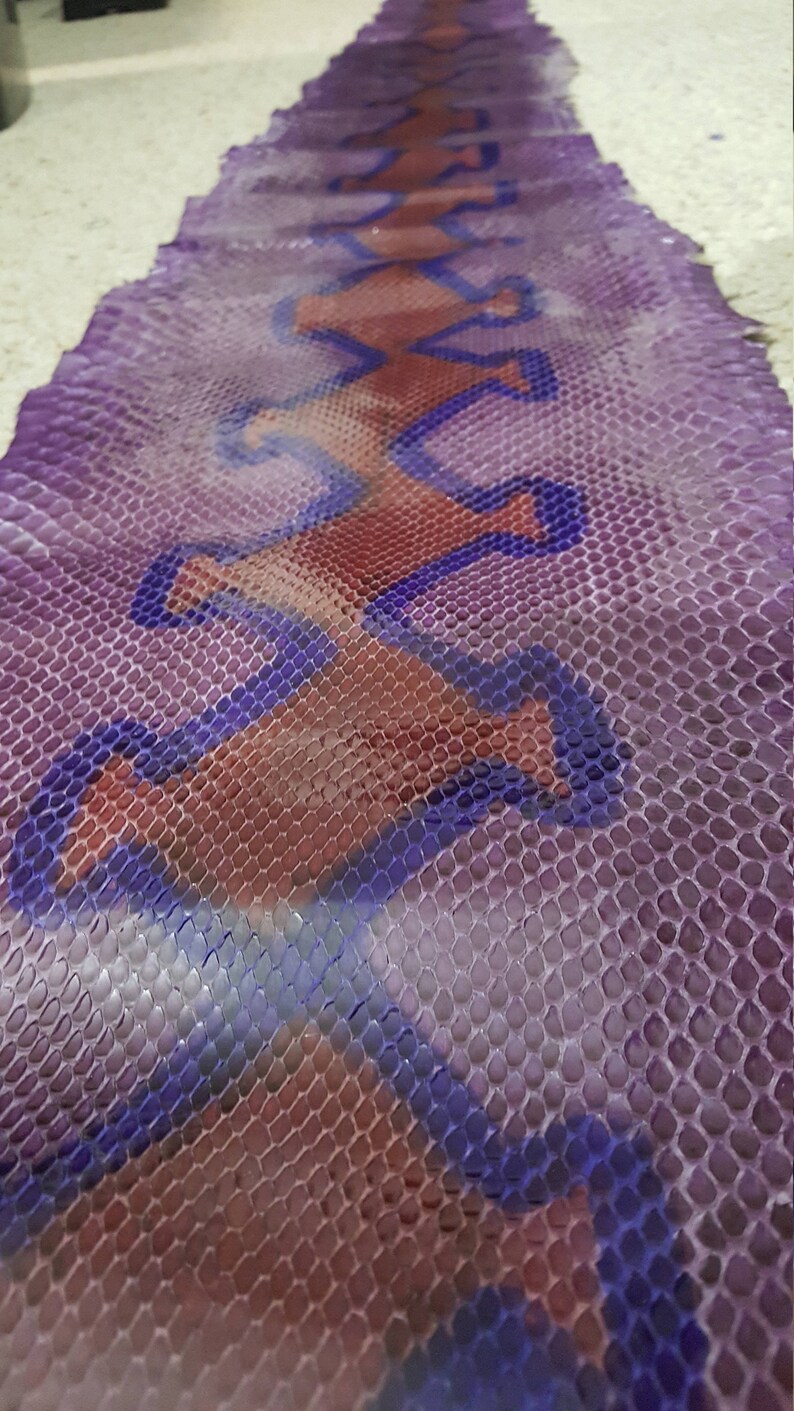 Sublimation Printed Python Skin Full Snake Skin Belly Cut | Etsy