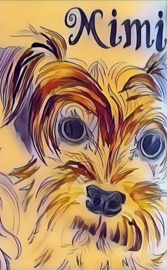 Personalised Cartoon Style Dog Portrait - Etsy