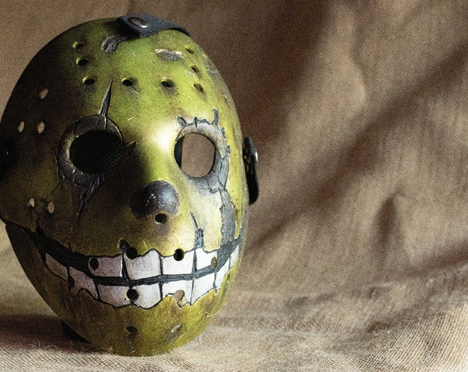 FNAF Springtrap Inspired Hockey Mask - Jason Custom FNAF Mask - Jason ...