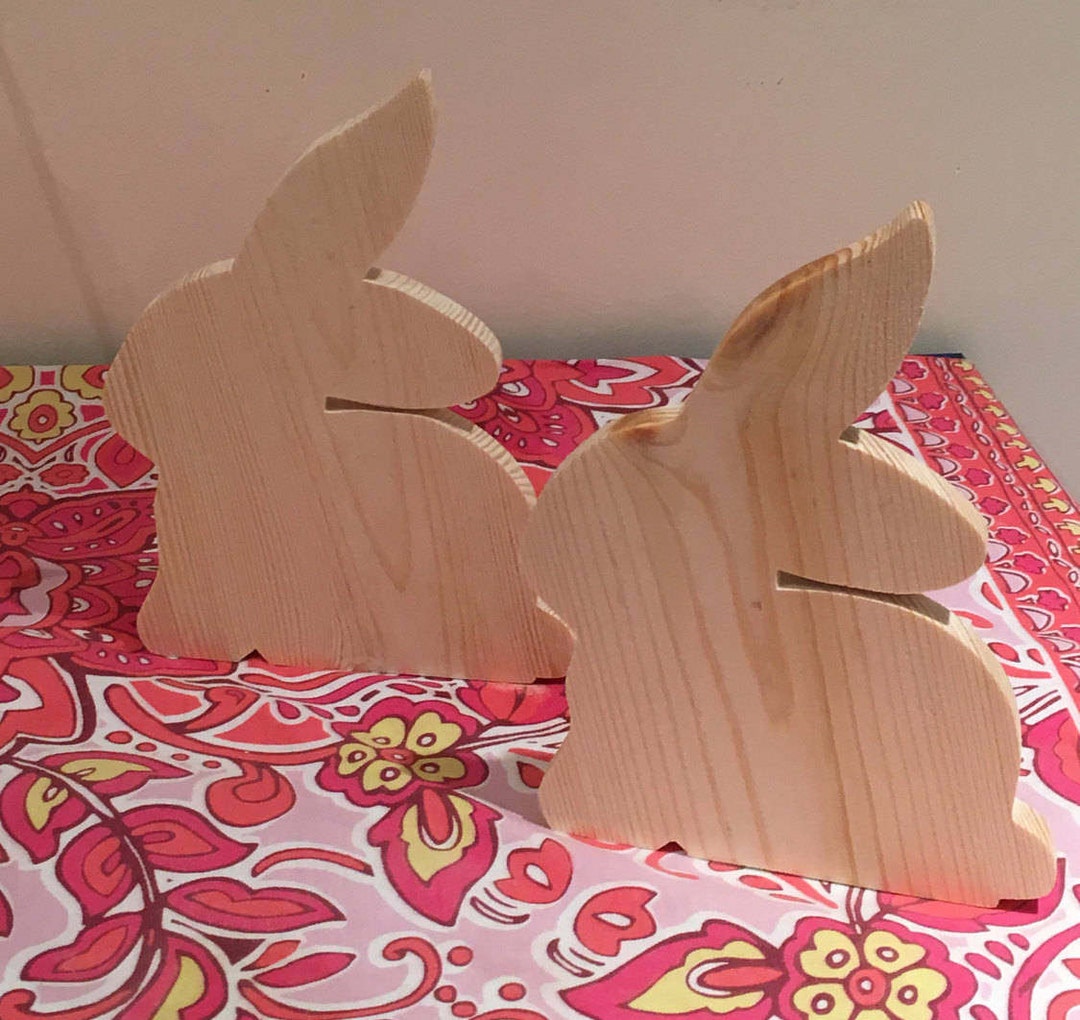 Wooden Bunnies. Chicks on Sticks. Chicks to Decorate. Bunnies to ...