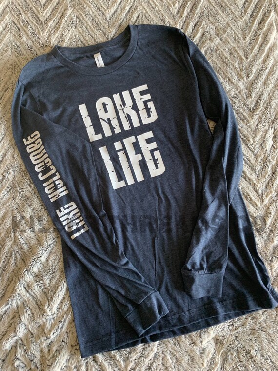 Lake Life Tshirt Lake Life Shirt Custom Lake Shirt Lake | Etsy