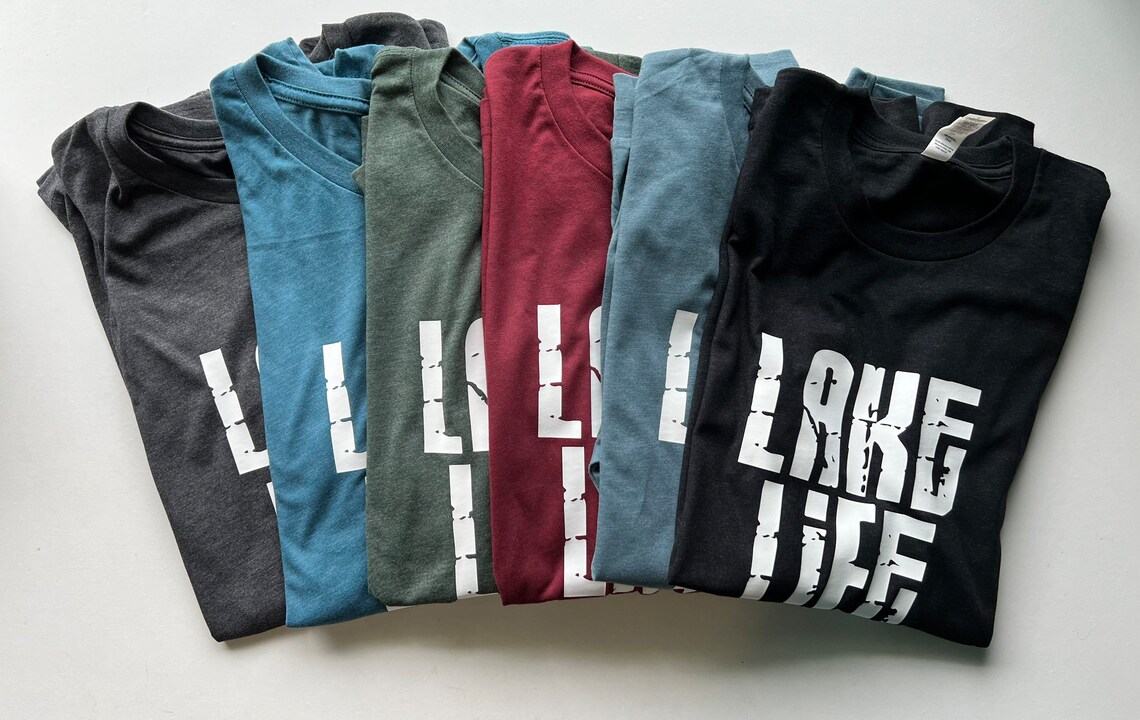 Lake Life Tshirt Lake Life Shirt Custom Lake Shirt Lake - Etsy