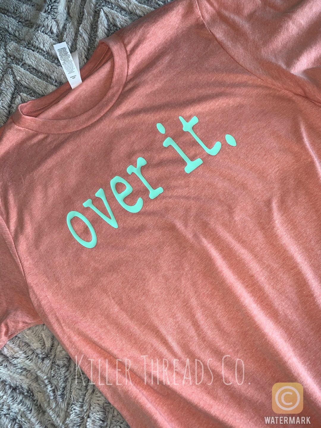 Over It T-shirt graphique pour femmes - Etsy France