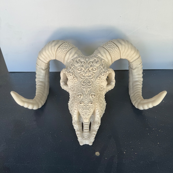 Ram Skull - Etsy