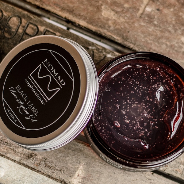 Black Hair Gel - Etsy