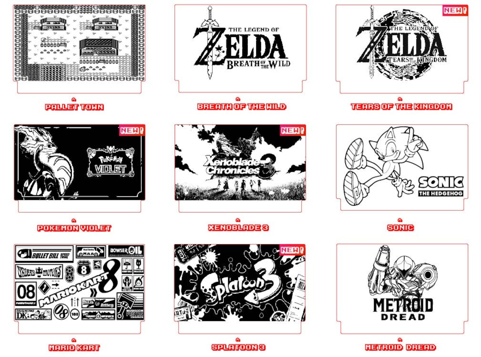 Nintendo Switch Panel /PANEL ONLY/ - Etsy