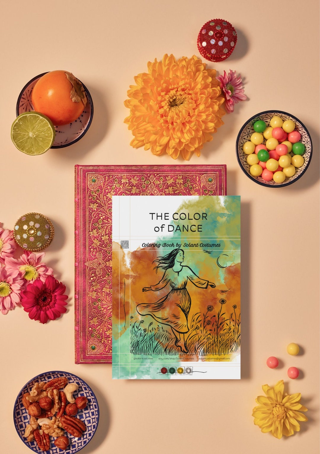 Dance Coloring Book - "the Color of Dance" by Solant Costumes; From ...