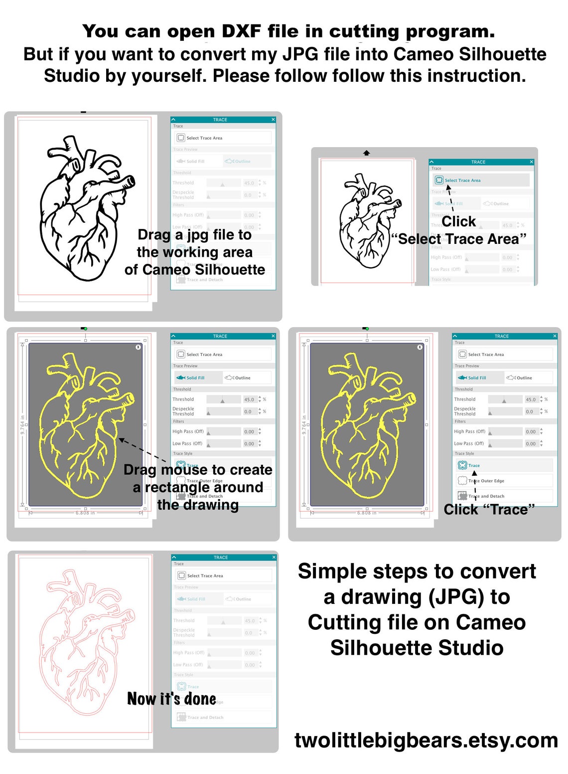 Lung JPG SVG DXF Studio3 Cutting File Printing Commercial | Etsy