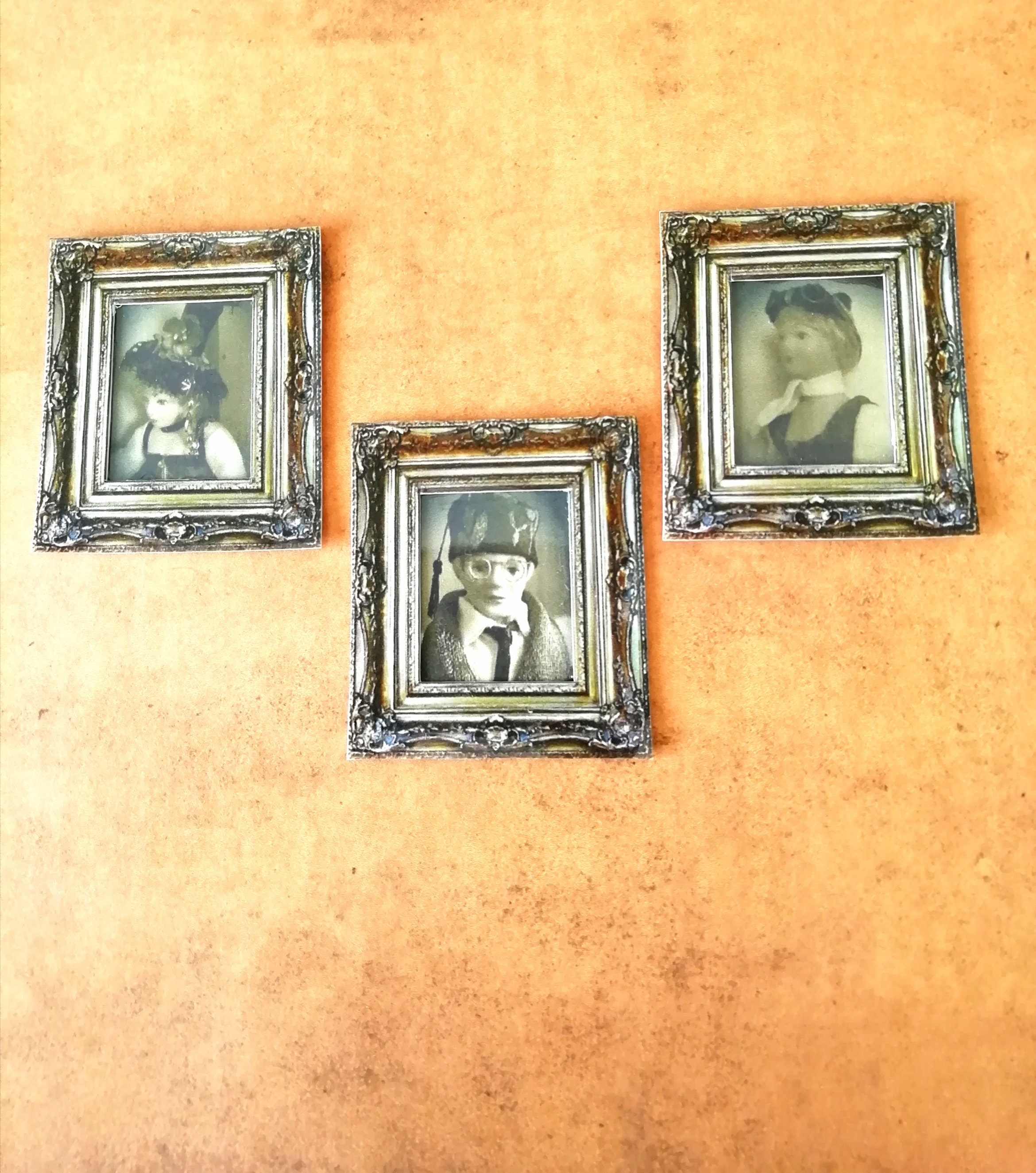 PRINTABLE Dollhouse Portrait Set Framed 12th Scale Wall Art ...