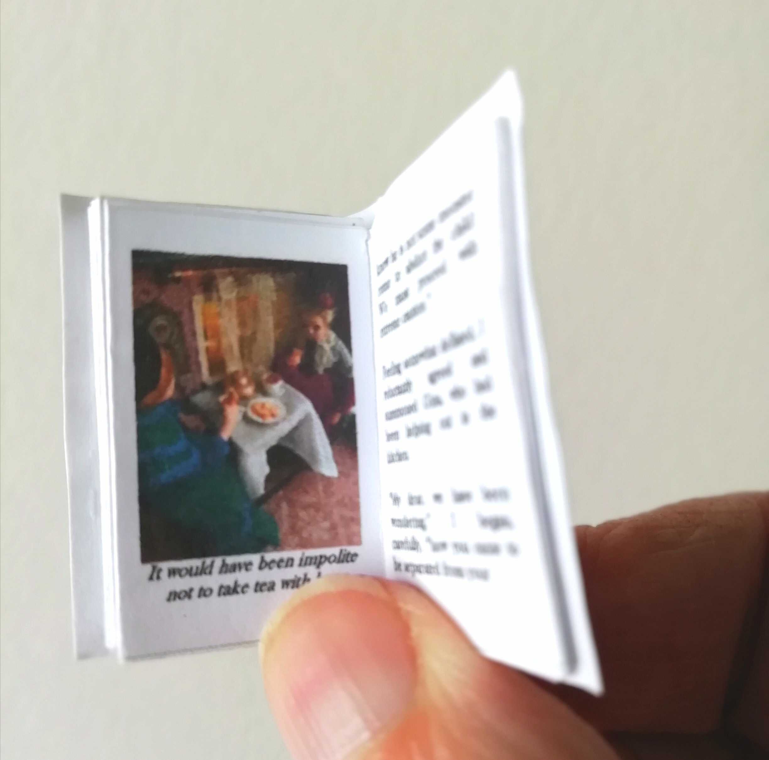 Steampunk Story Book Printable Miniature Book Dollhouse Book With Full ...