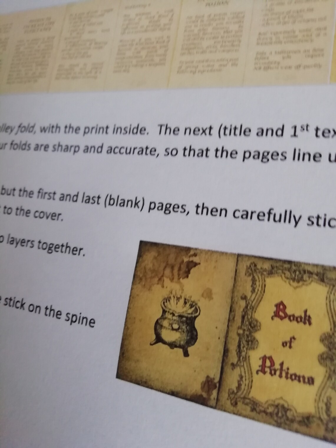 Mini Potion Book Printable Miniature Book Steampunk Potion Book 12th ...