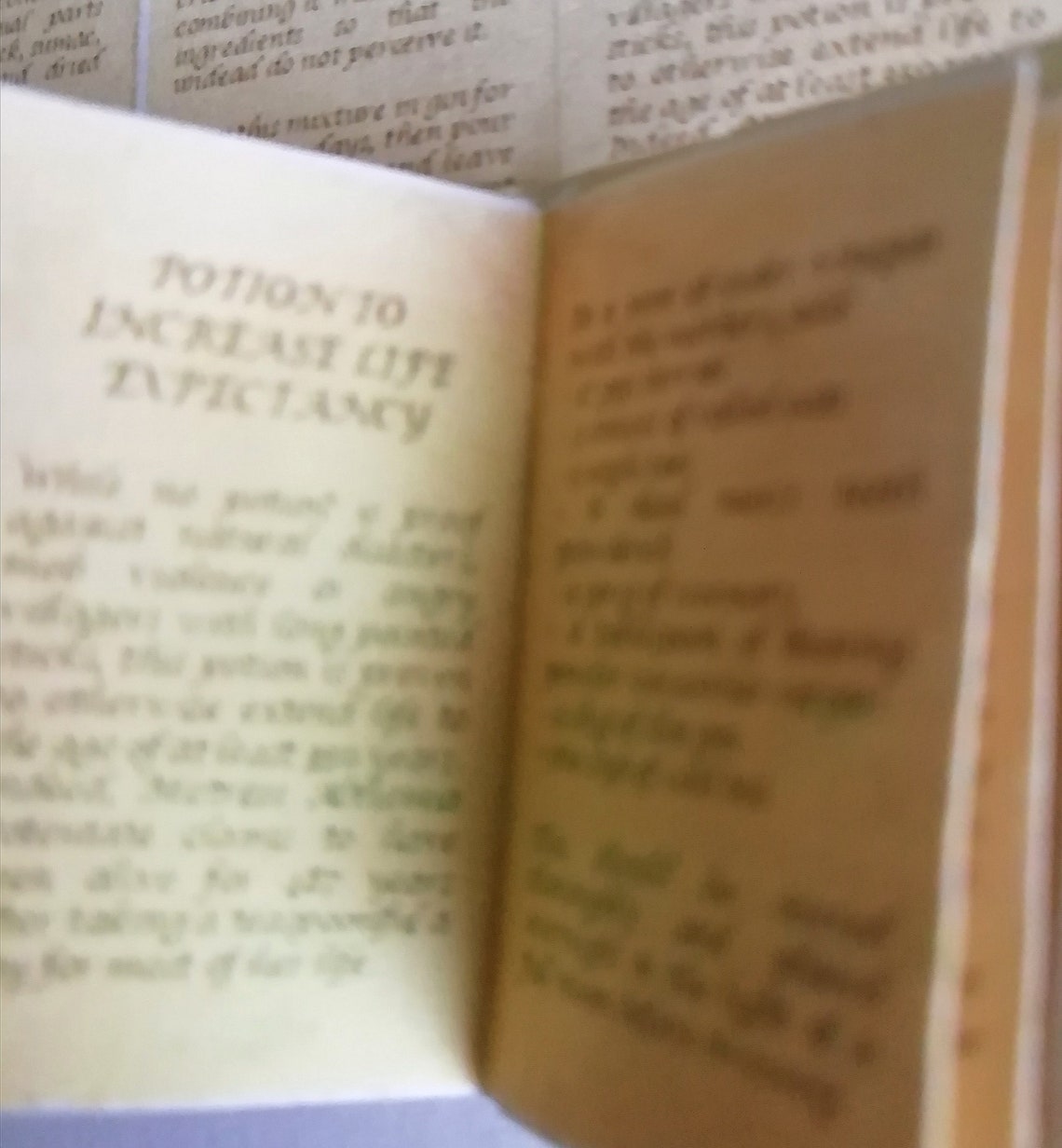 Mini Potion Book Printable Miniature Book Steampunk Potion Book 12th ...