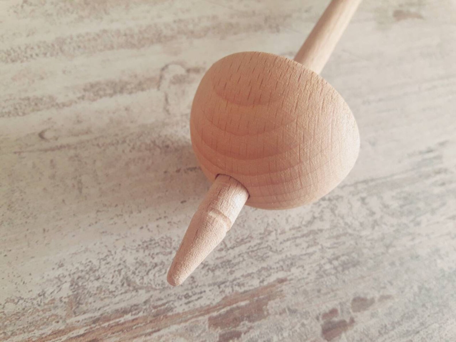 Wooden Drop Spindle Learn to Spin Handspun for Wool and - Etsy