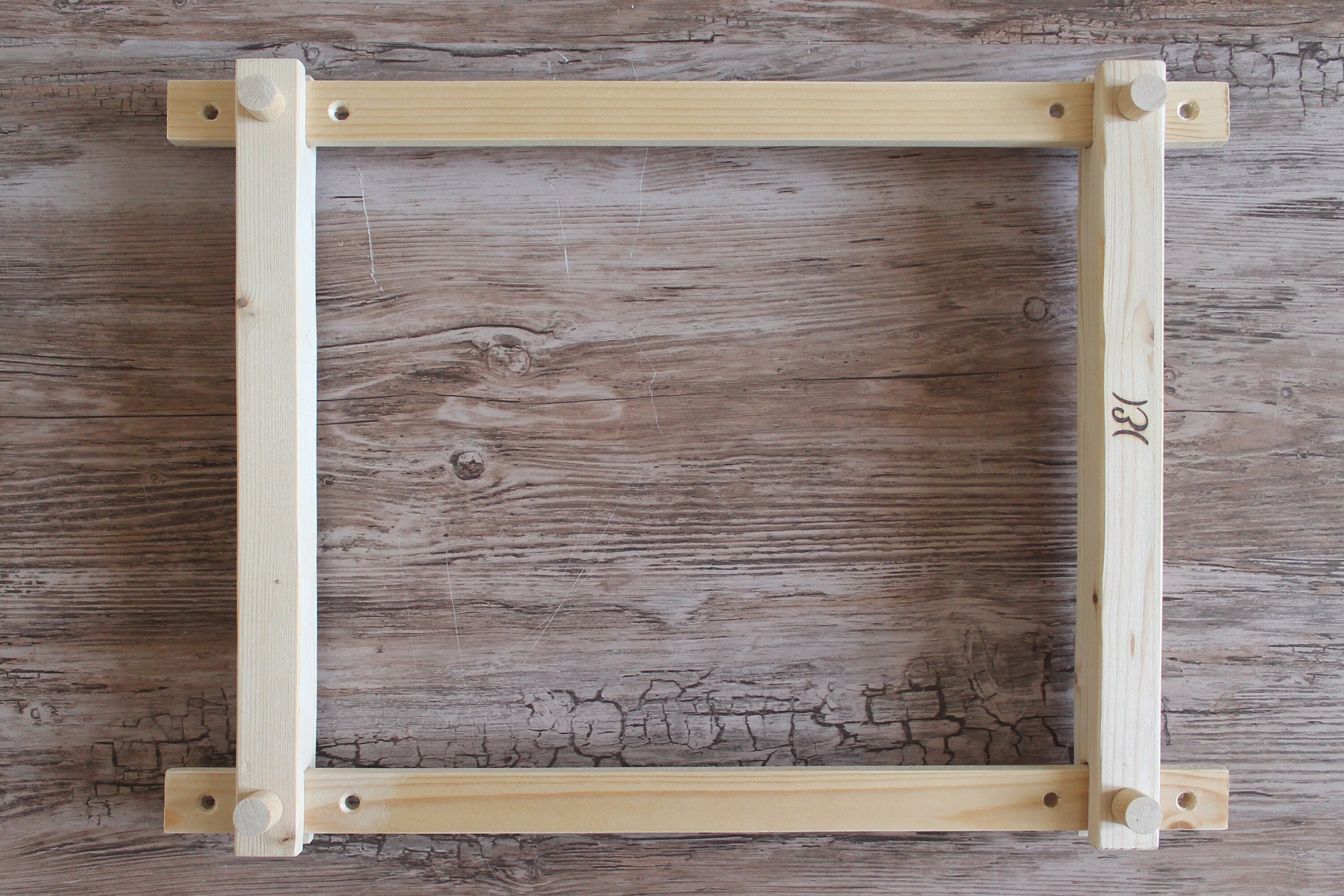 Medieval embroidery hoop rectangular frame adjustable size | Etsy