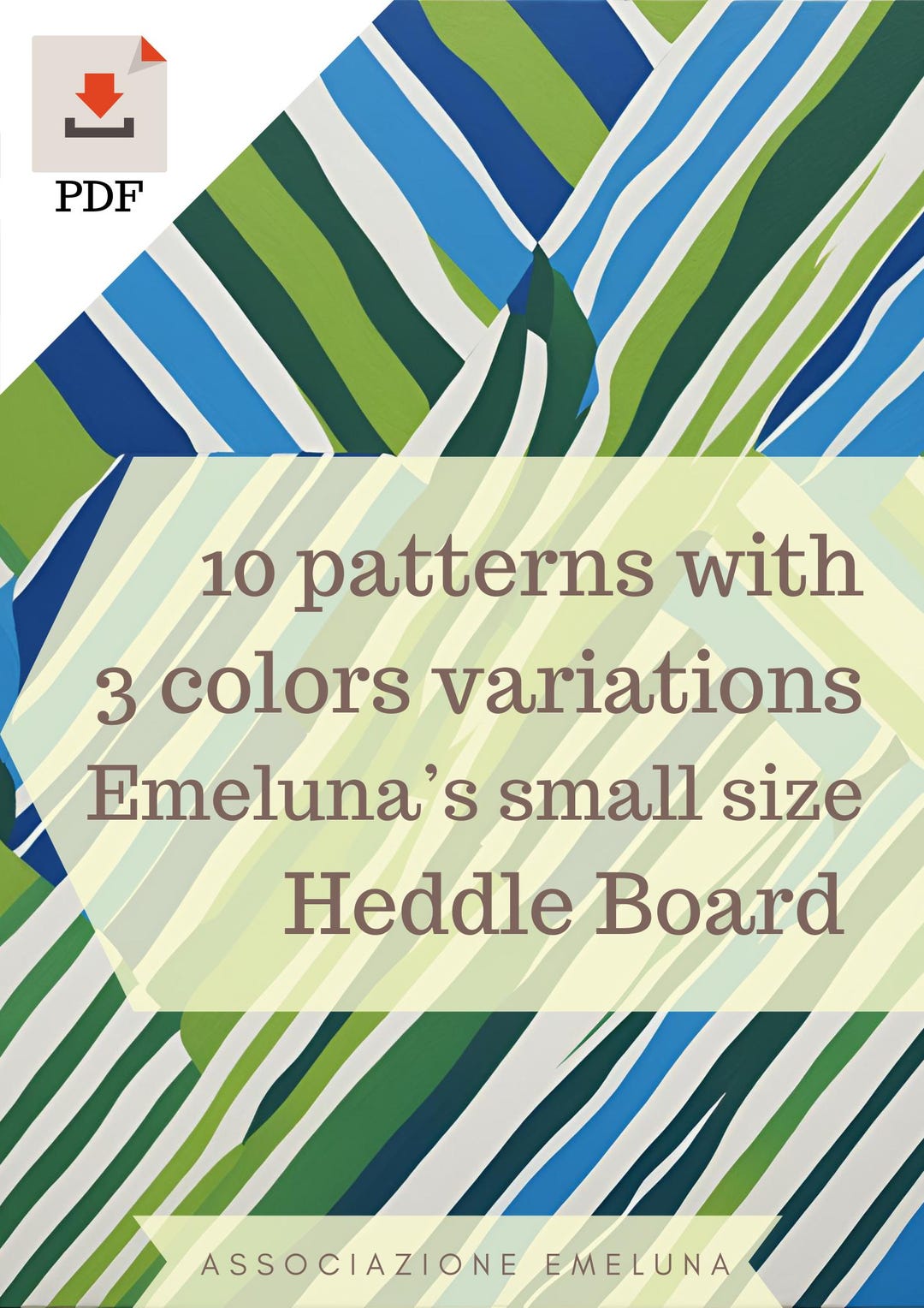 3 Colors Patterns for Heddle Board, 10 Designs Included for Band ...