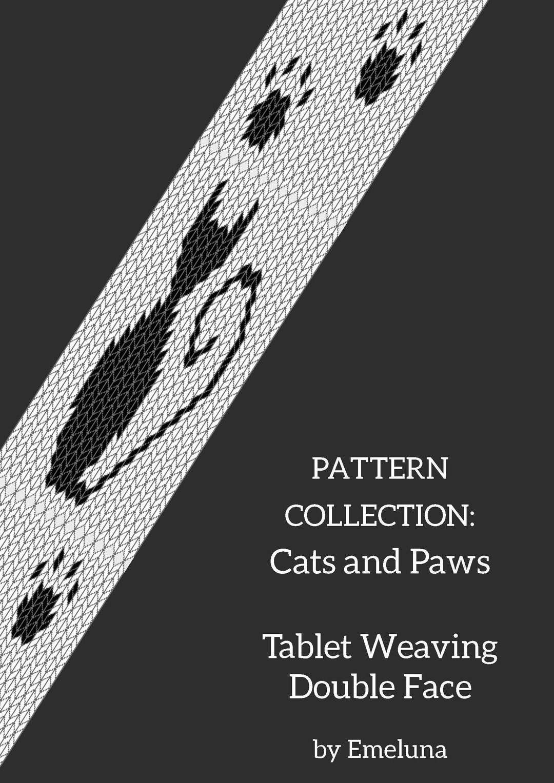 Cats and Paws Double Face Tablet Weaving Patterns Collection, Learn ...