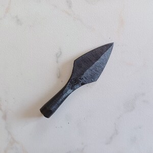 Steel Forged Historical Arrowhead, Arrowhead for Teaching on Medieval ...