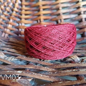 Linen Yarn for Weaving, Sewing and Embroidery 25 Gr, Thread for Living ...