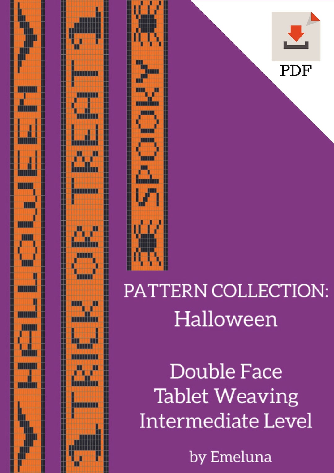 Halloween Double Face Tablet Weaving Patterns Collection, Learn ...