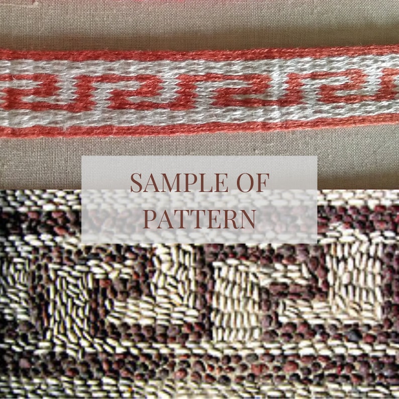 Greco-roman Style Tablet Weaving Patterns Basic and - Etsy