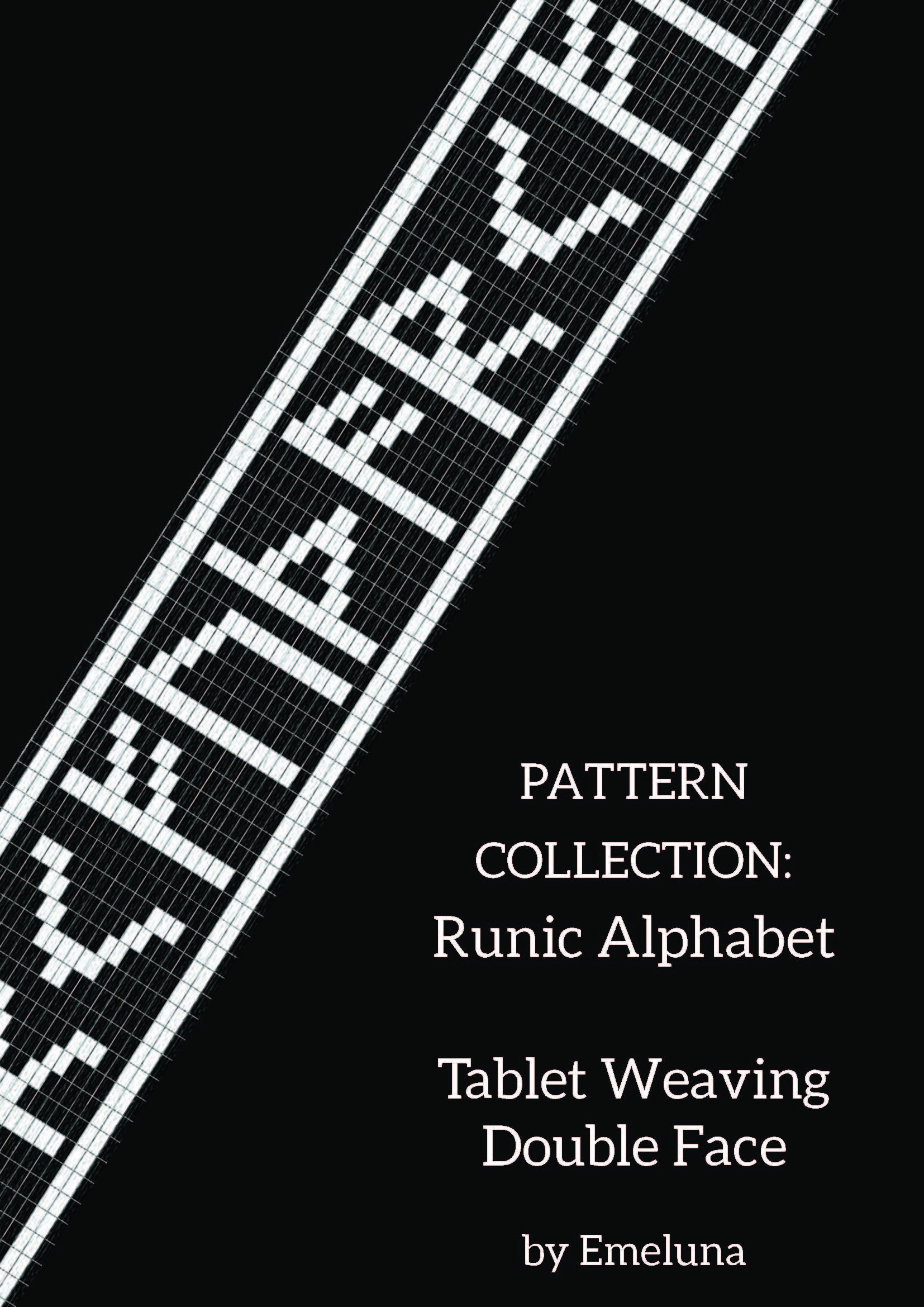 Runic Alphabet Double Face Tablet Weaving Patterns Learn - Etsy UK