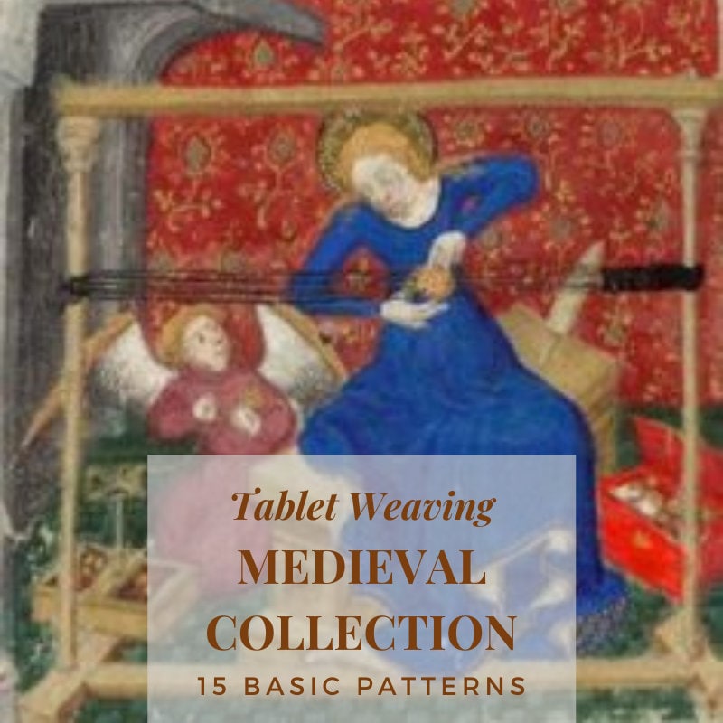 Medieval Style Tablet Weaving Patterns Basic and Intermediate - Etsy ...
