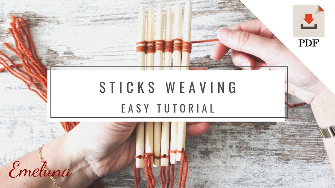 Sticks Weaving Instructions, Weaving Wand Tutorials, Immediate Download ...
