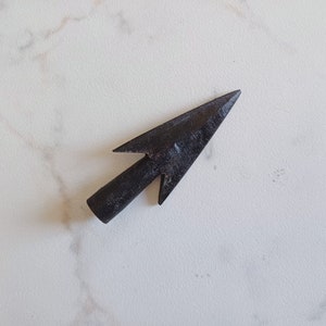 Steel Forged Historical Arrowhead, Arrowhead for Teaching on Medieval ...