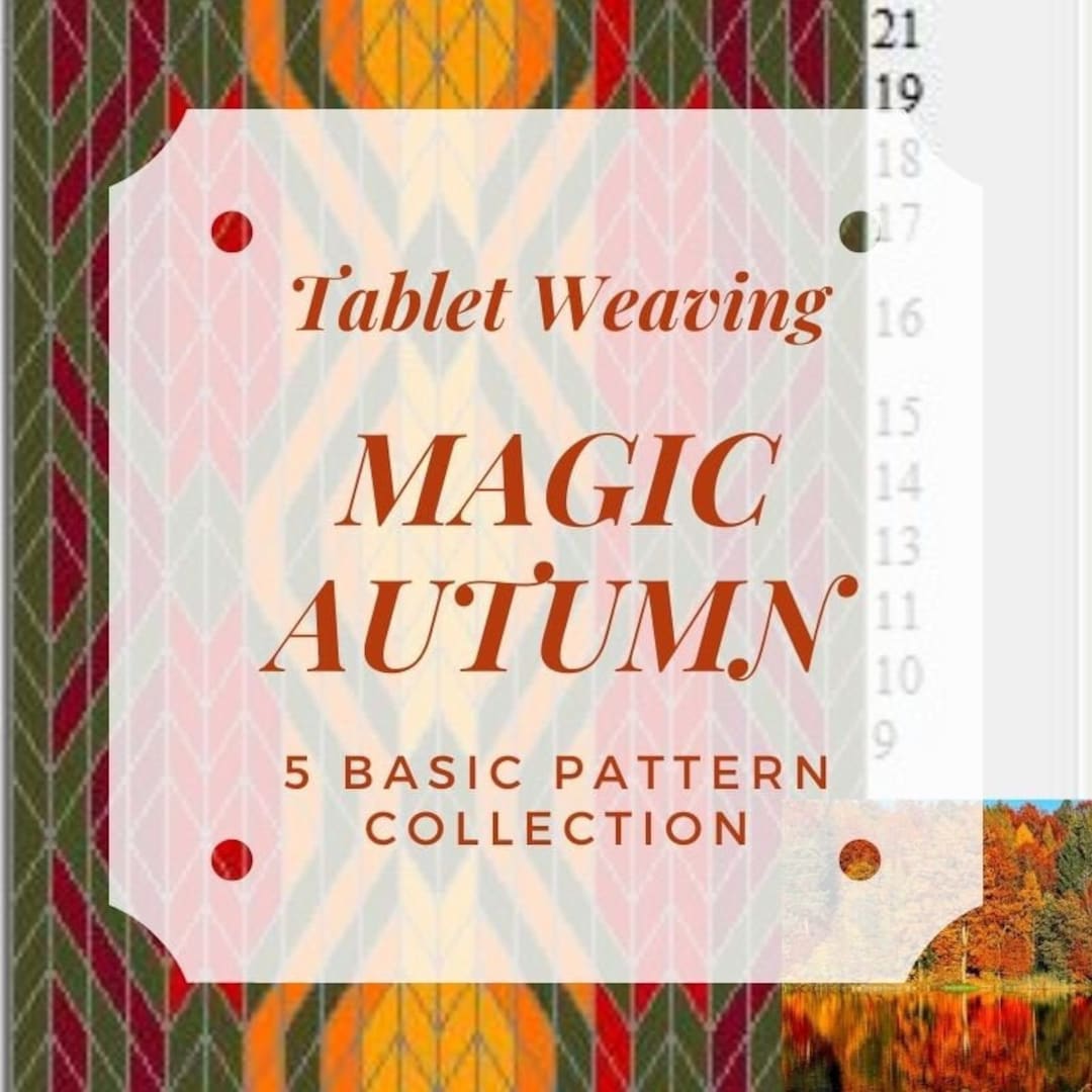 Autumn Tablet Weaving Patterns, Basic Chart (PDF Collection) - Etsy