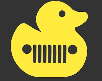 Duck Jeep Sticker | Etsy