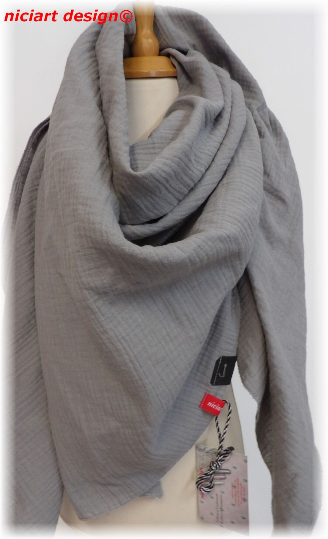 XXL MEN'S CLOTH Muslin Cloth Men's Scarf Triangular Scarf Scarf LIGHT ...