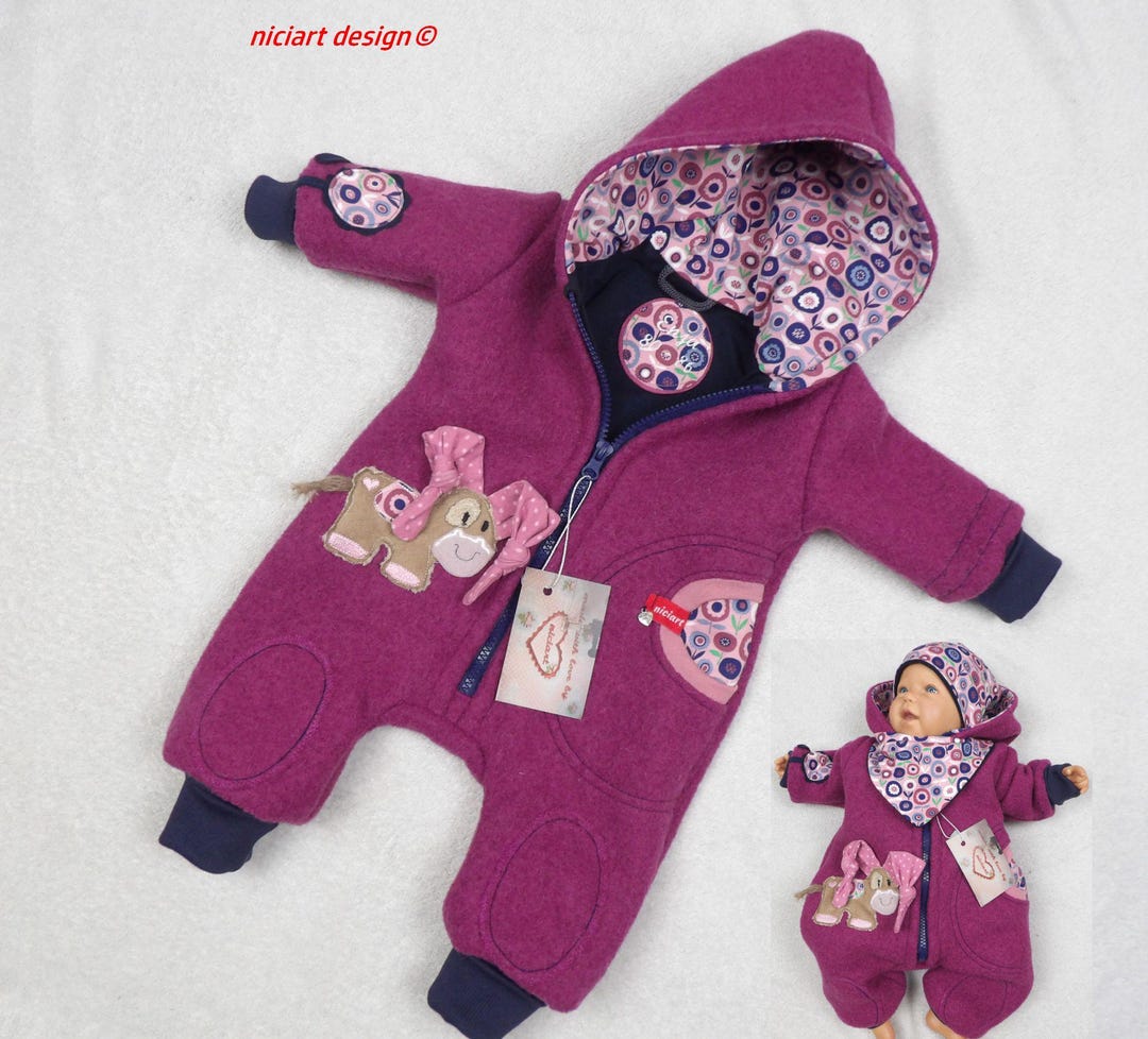 Walkoverall Walk Overall Carriage Suit Name Embroidery Included, Lined ...