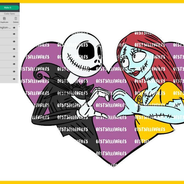 Jack Sally Svg - Etsy