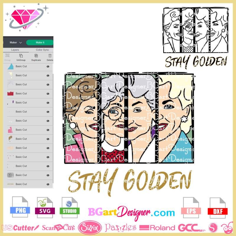 Golden Girls Svg - Etsy