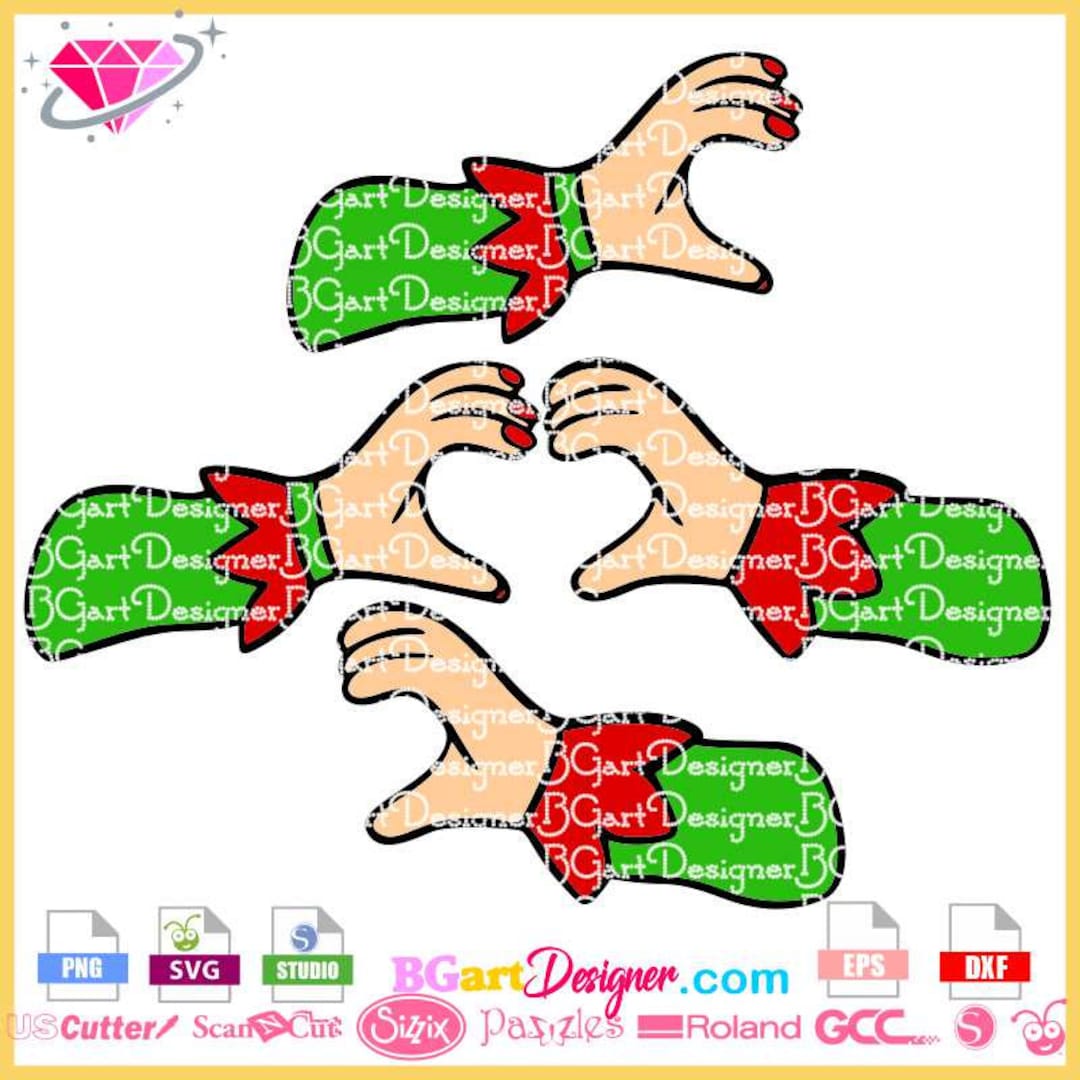 Instant Download Girl and Boy Elf Hands Arms Making Heart Svg Cricut ...